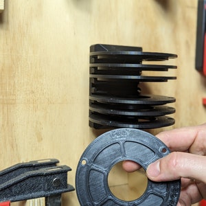 4" Dia. Rockler Router Plate Insert Ring Set With Caddy | Router Table ...