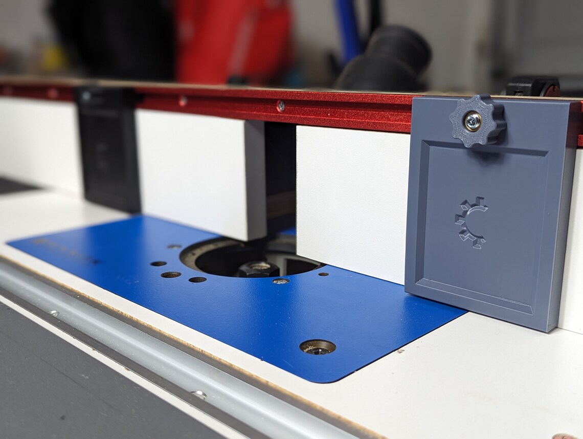 Front Facing T-track Stop Block for Router Table | Miter Saw Station ...