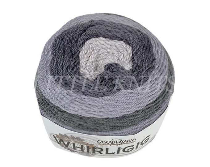 25% off Sale! Cascade Whirligig 200 Gram Skeins - Stormfront (color #09 ...