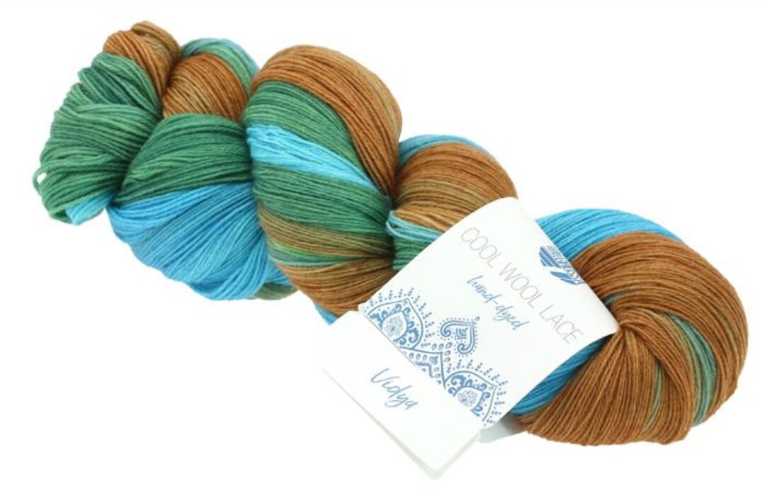 40% Off! Lana Grossa Cool Wool Lace Hand-dyed Limited Edition - Vidya ...