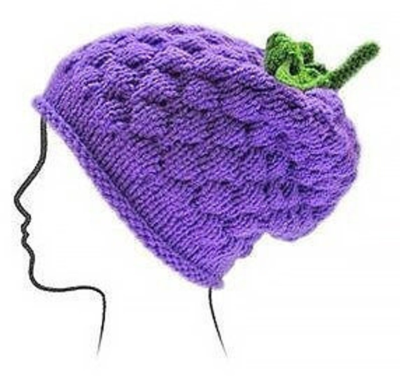Euro Baby Fruits & Veggies Hat Kit Grape color 02 With - Etsy