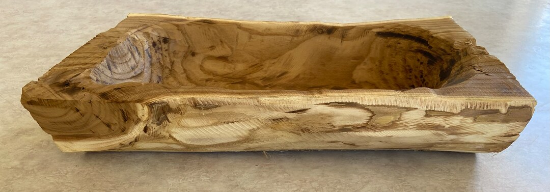 Raw Unfinshed Live Edge Display Trough European Cherry - Etsy