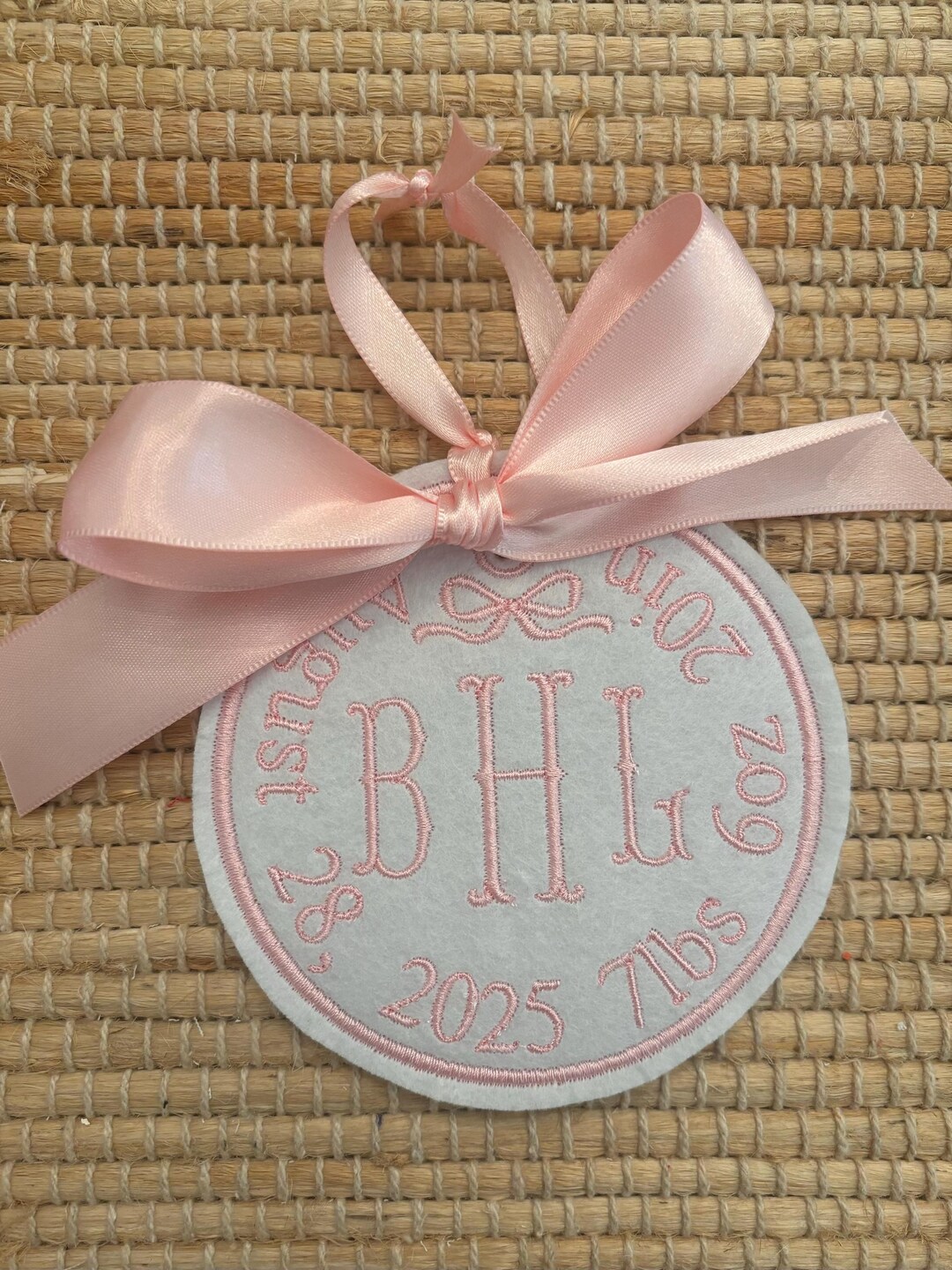 Birth Stats Gift Tag / Ornament - Etsy