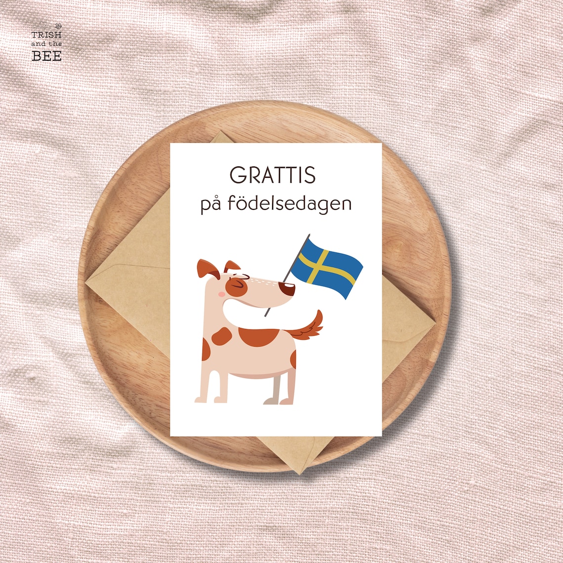 Printable Swedish Birthday Card Grattis På Födelsedagen happy Birthday ...