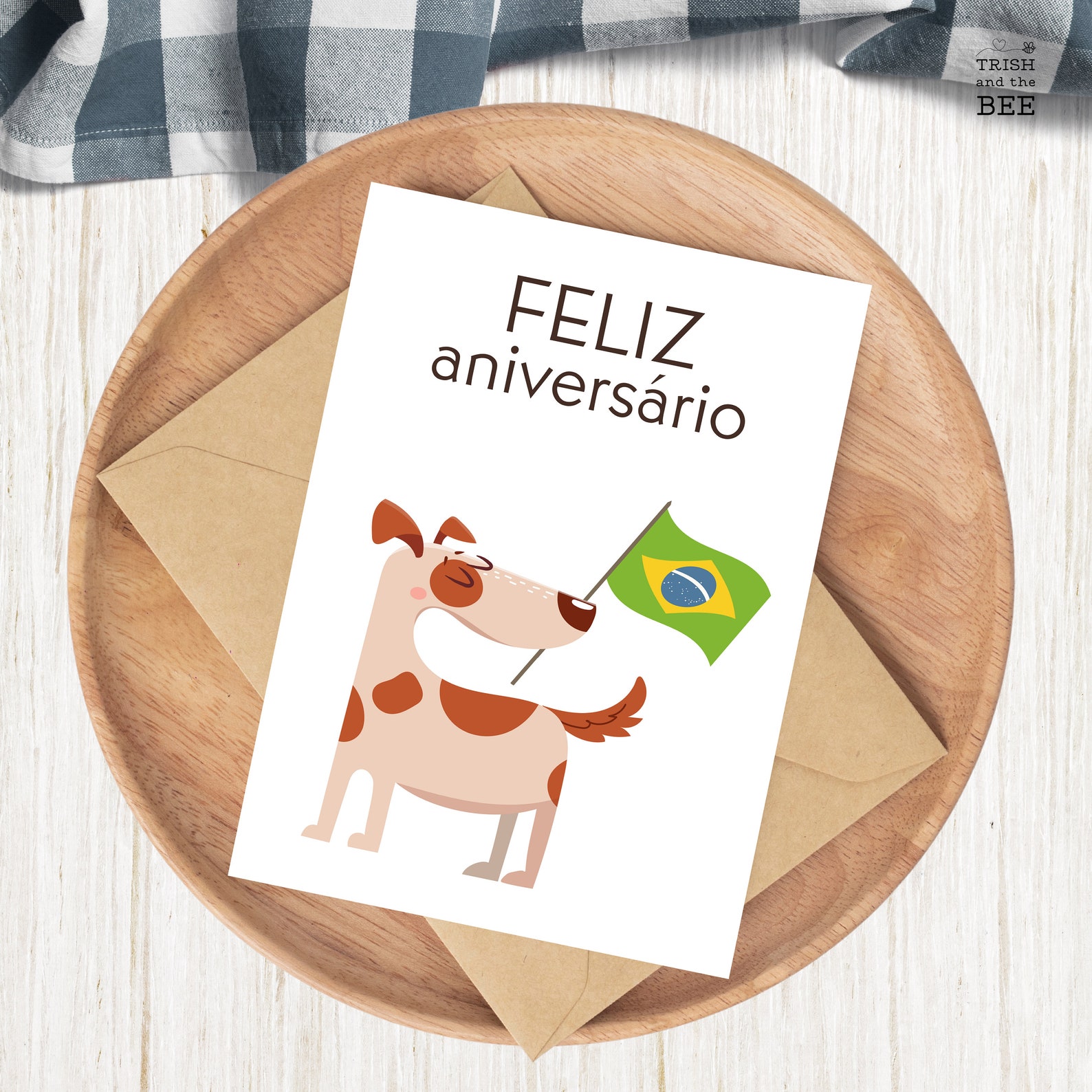 Printable Brazilian Birthday Card - Feliz Aniversário (happy Birthday ...