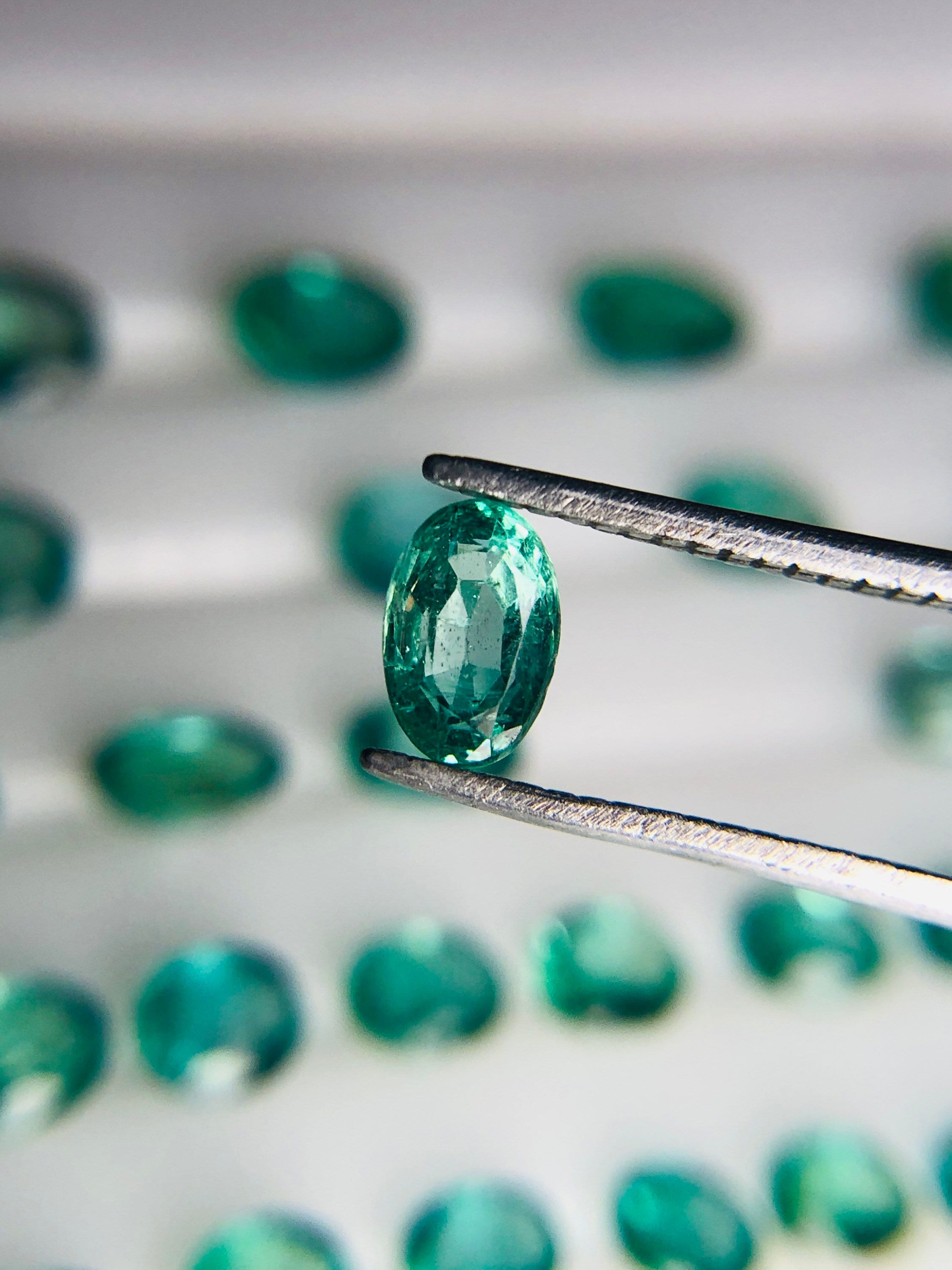 Natural Emerald Oval Cut Emerald Gemstone Untreated Emerald 4mmx3mm to ...