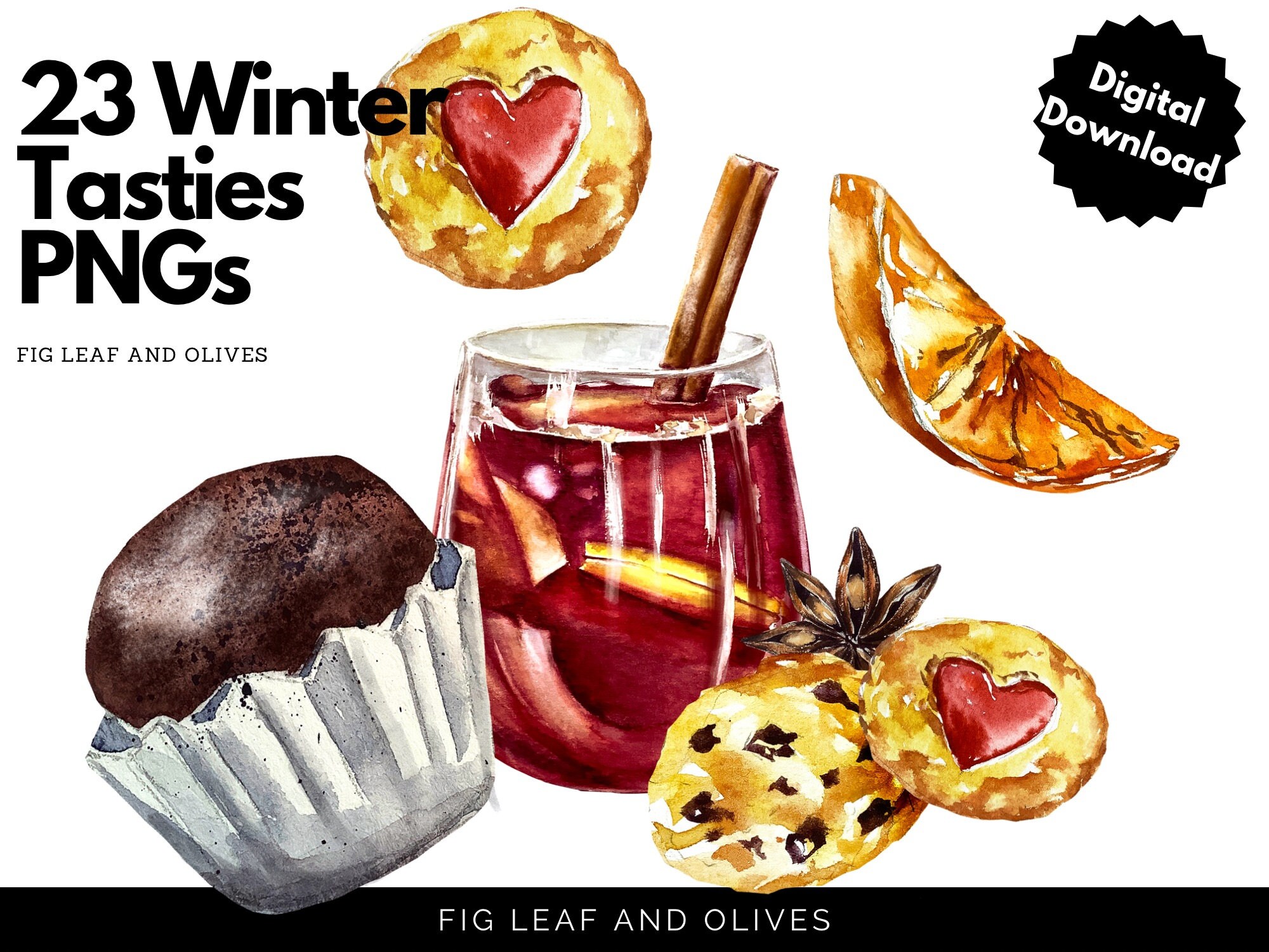 Cute Digital Stickers PNG, Printable Clipart, Cricut Print Then Cut PNG ...