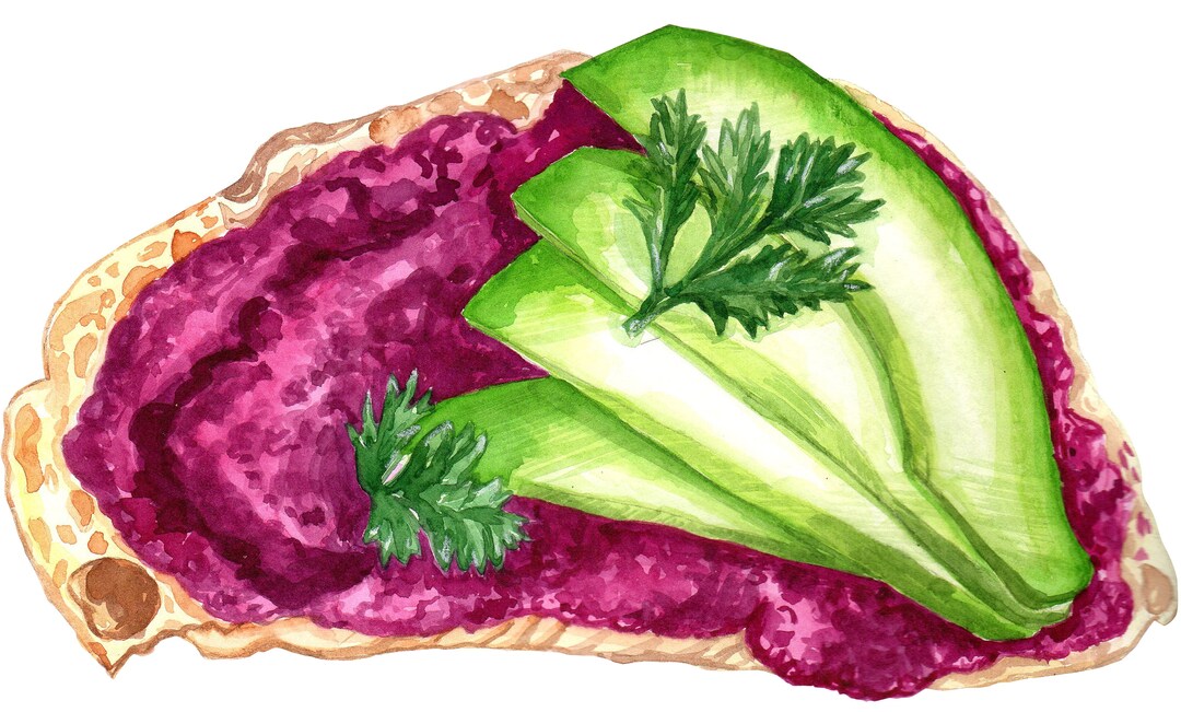 Fancy Toast PNG Digital Stickers - Etsy