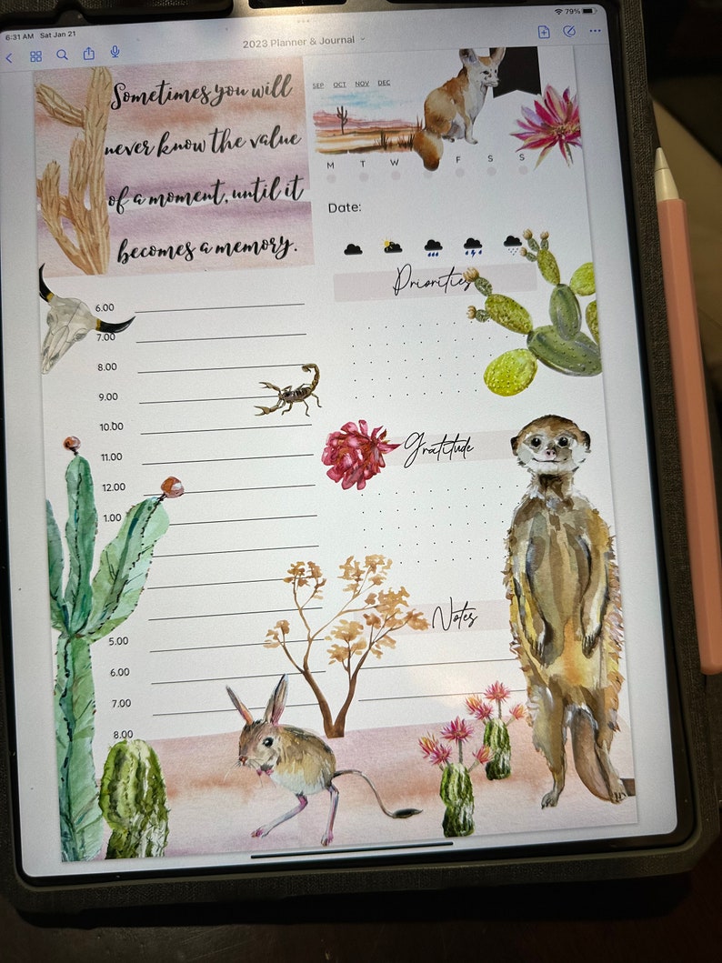 Desert Animals Clipart, Digital Stickers PNG, Desert Themed Images ...