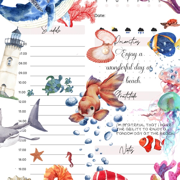 Ocean Stickers - Etsy