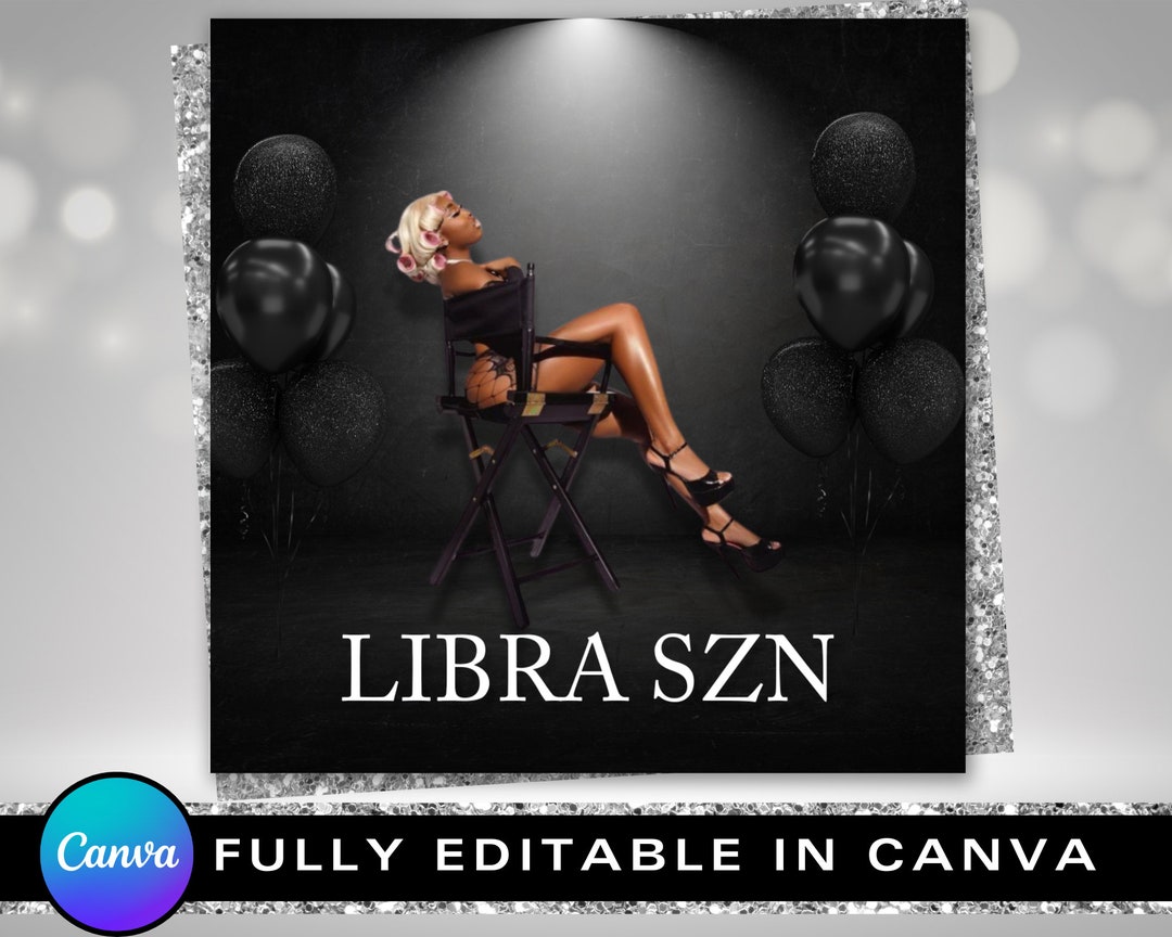 Libra Birthday Flyer Photoshoot,libra Bash Flyer,libra Szn Flyer,birthday Flyer,photoshoot Flyer ...
