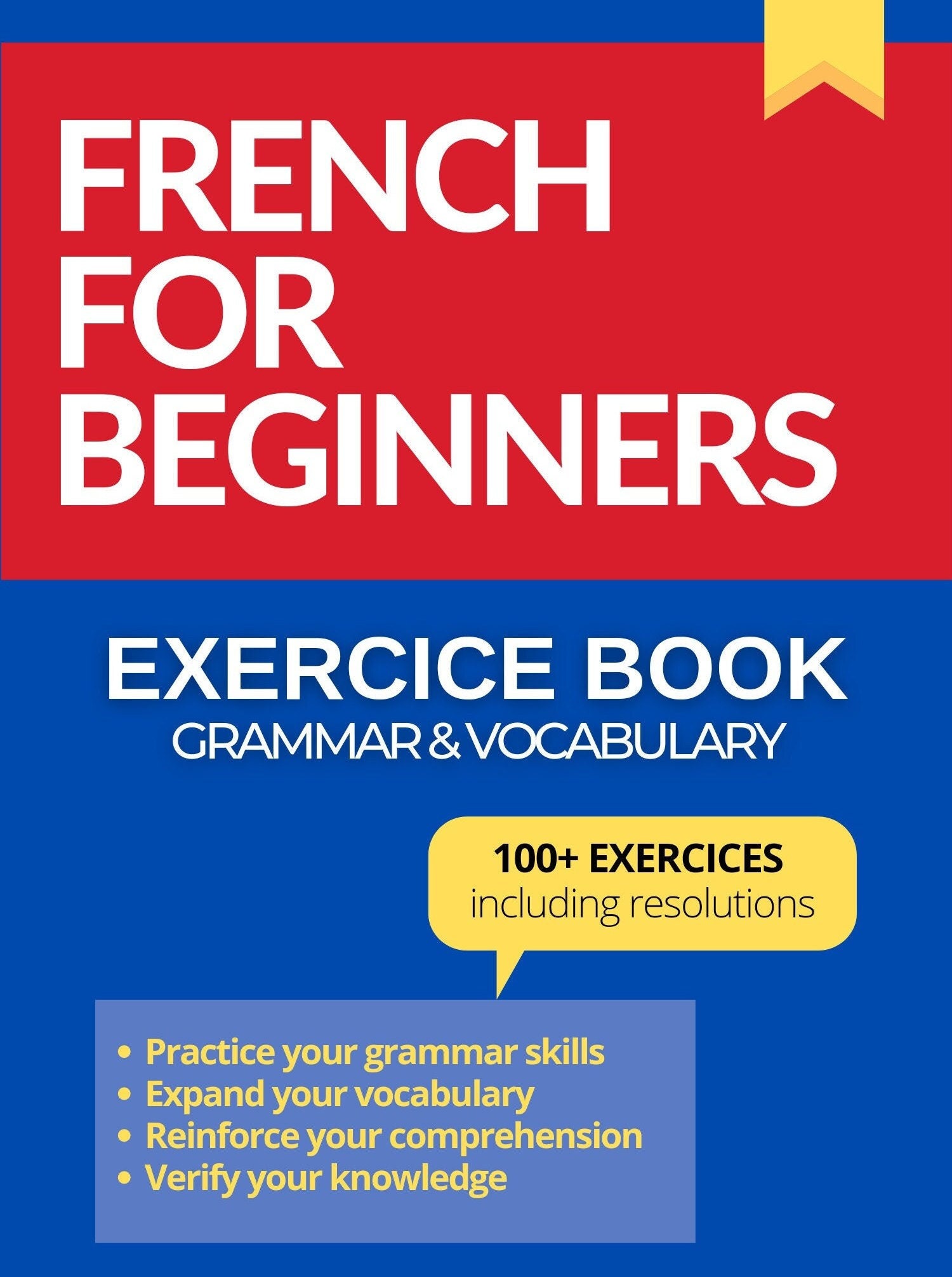 Grammar & Vocabulary Exercices - Printable Download - Learn French With ...