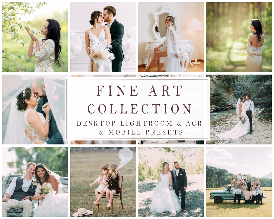 Fine Art Presets Collection Bundle - Light and Airy, Wedding, Desktop ...