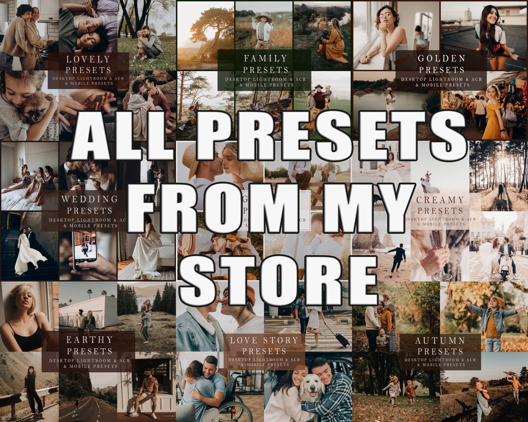 All in One Presets - Desktop Lightroom, Photoshop, ACR + Mobile Presets ...