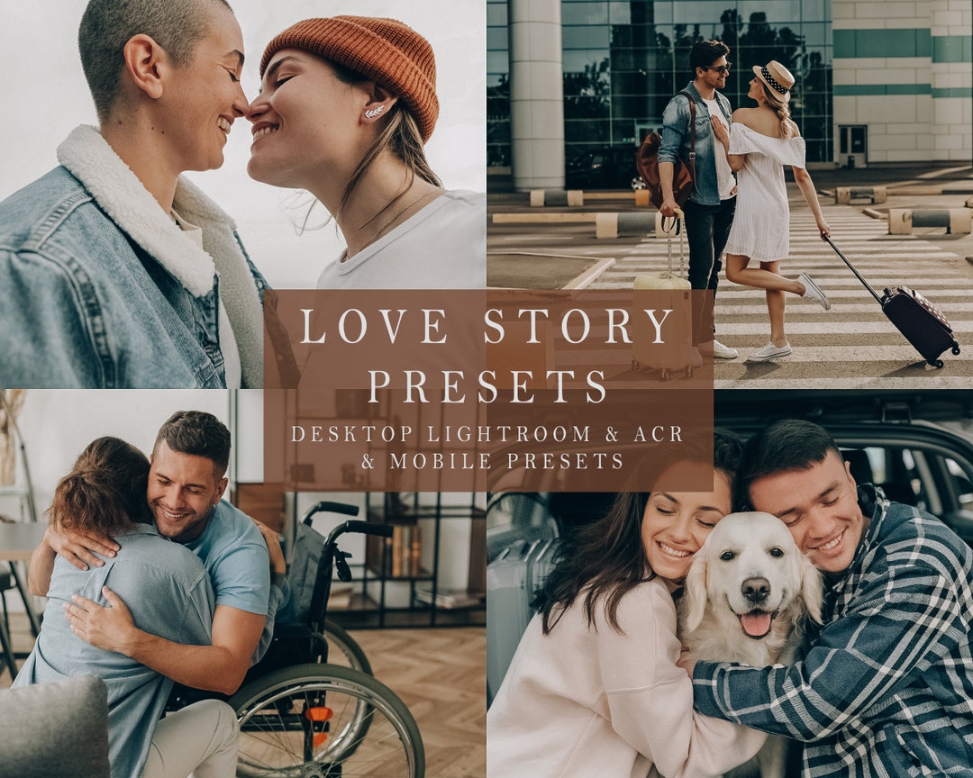 Love Story Presets - 6 Desktop Lightroom, ACR + Mobile Presets ...
