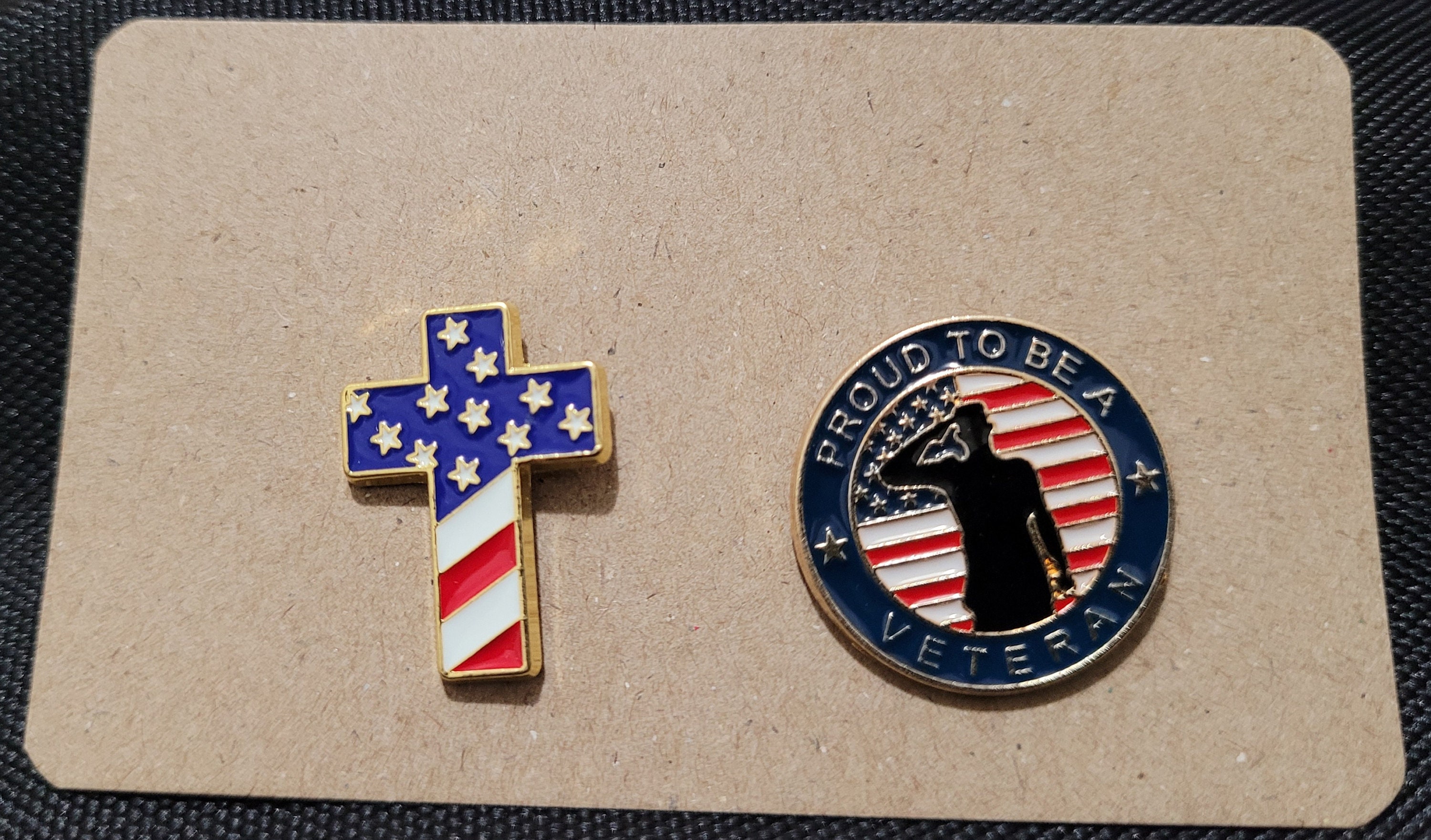 American Enamel Pin Sets- USA, Veterans, Flag, Eagle, Liberty, Stars ...