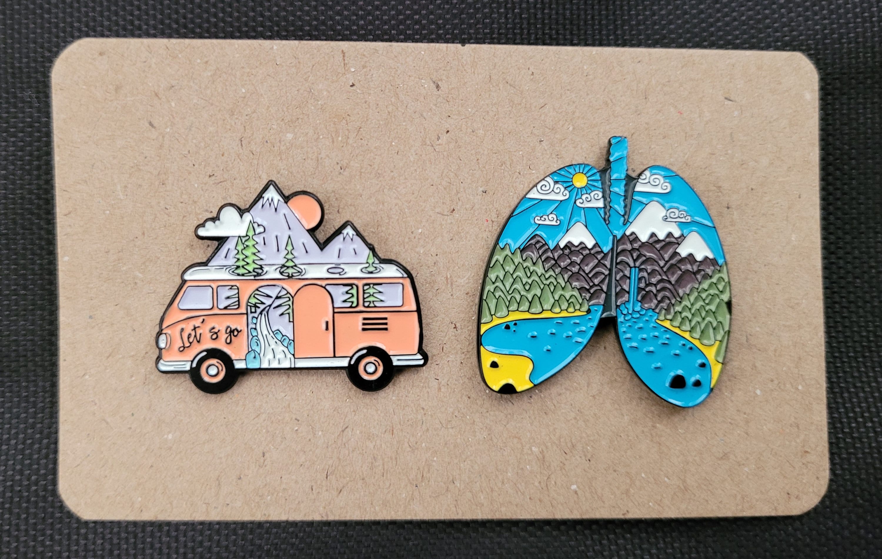 Hiking and Outdoors Enamel Pins Nature and Camping Pins - Etsy
