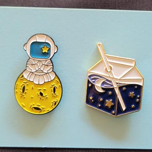 Space Enamel Pin Sets: Astronauts, Planets, Outerspace - Etsy