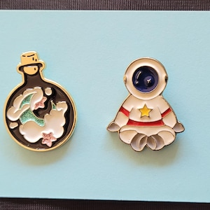 Space Enamel Pin Sets: Astronauts, Planets, Outerspace - Etsy