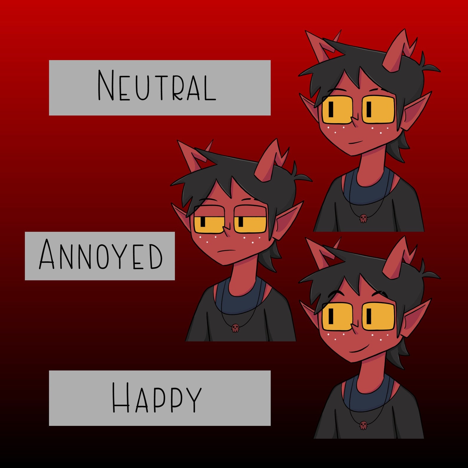 Demon Boy | Pngtuber - Etsy