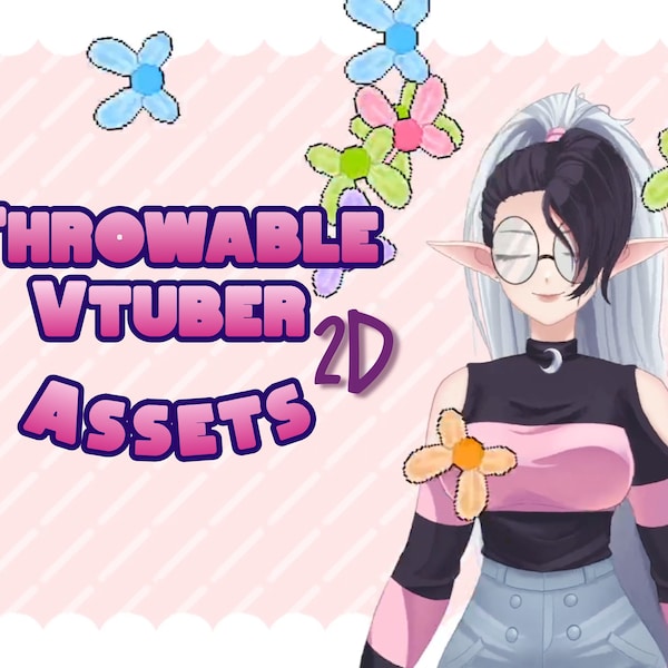 Vtuber Assets Throwable - Etsy