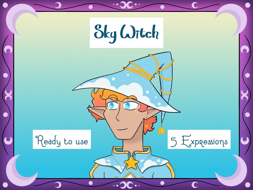 Sky Witch | Pngtuber - Etsy