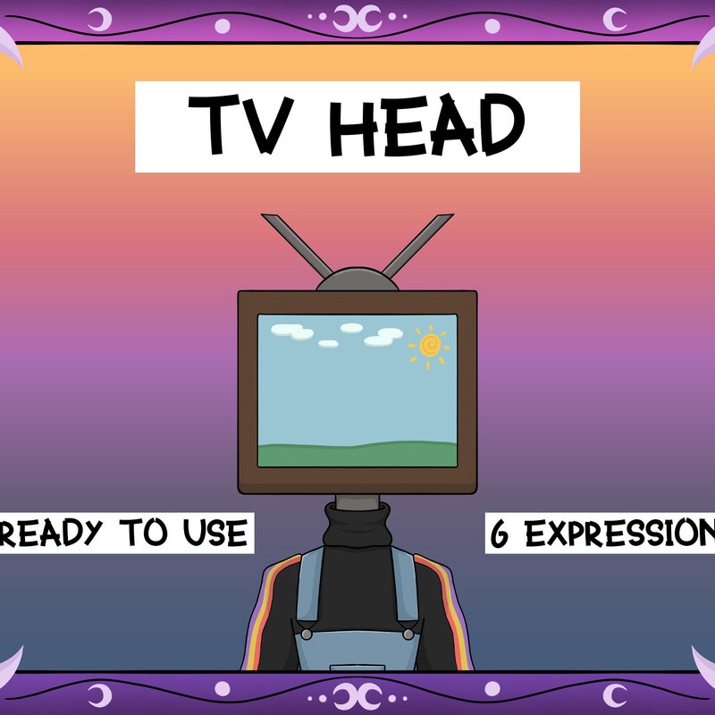 Weirdcore Tv Head - Etsy
