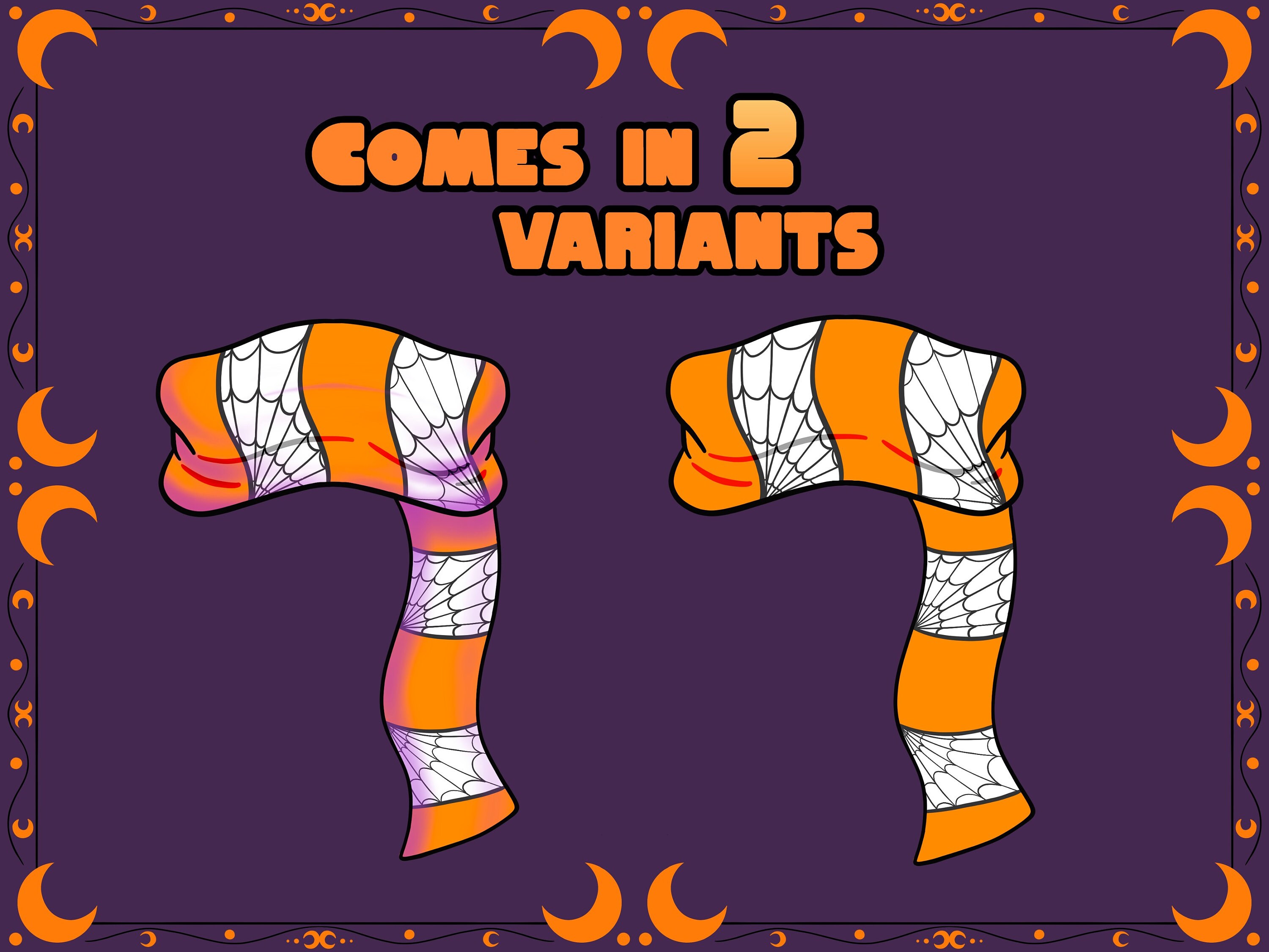 Vtuber Pngtuber Halloween Scarf - Etsy