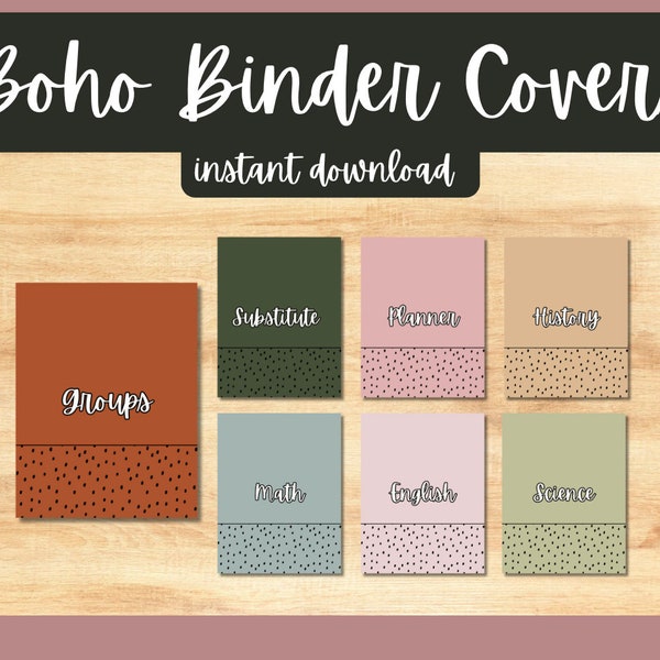 Aesthetic Binder Covers - Etsy