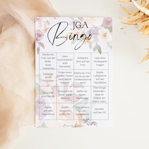 Braut Bingo, Junggesellenabschied Spiel, lustiges JGA Partyspiel ...