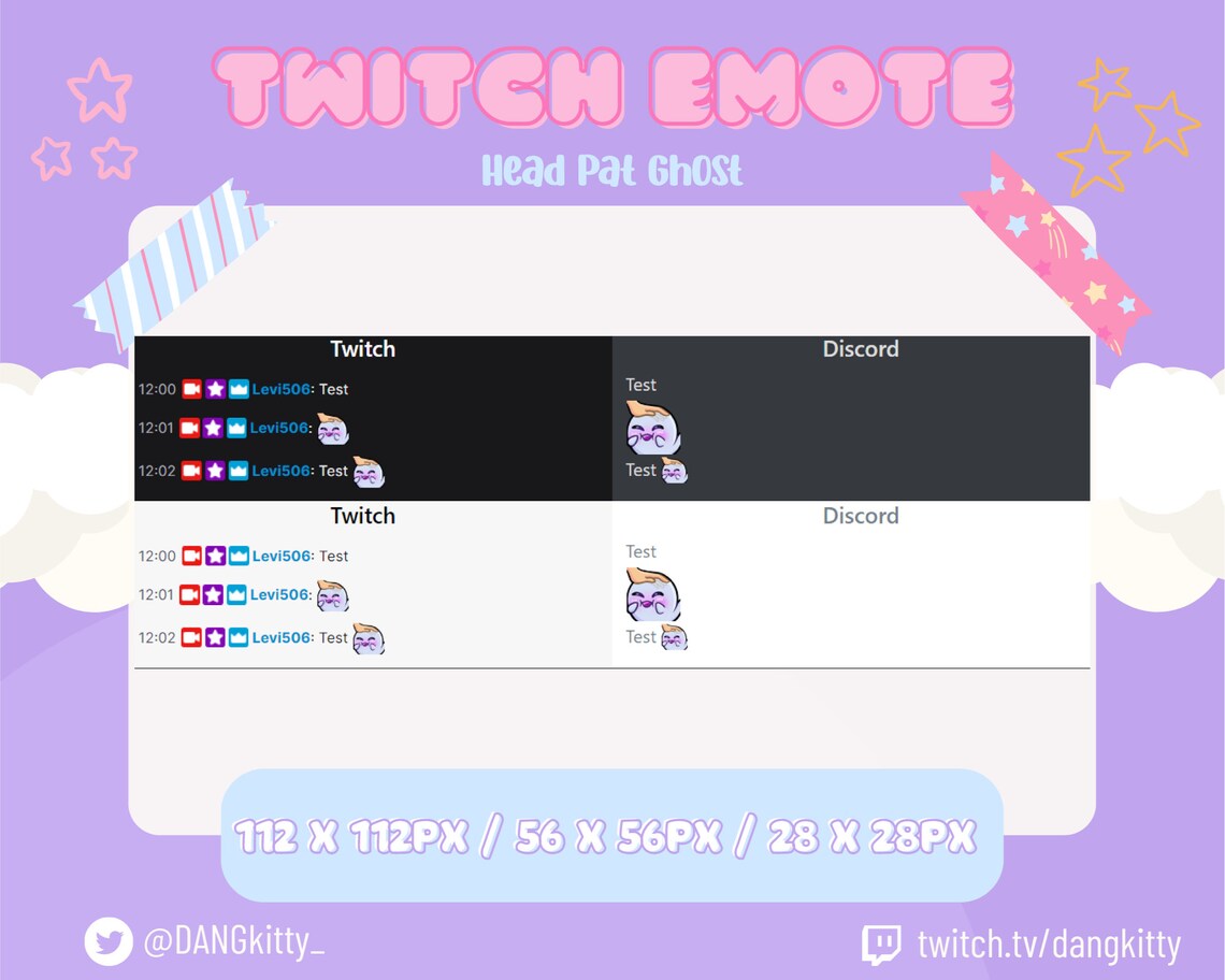 Ghost Twitch Emote Cute Halloween Twitch Emote for Streamer - Etsy