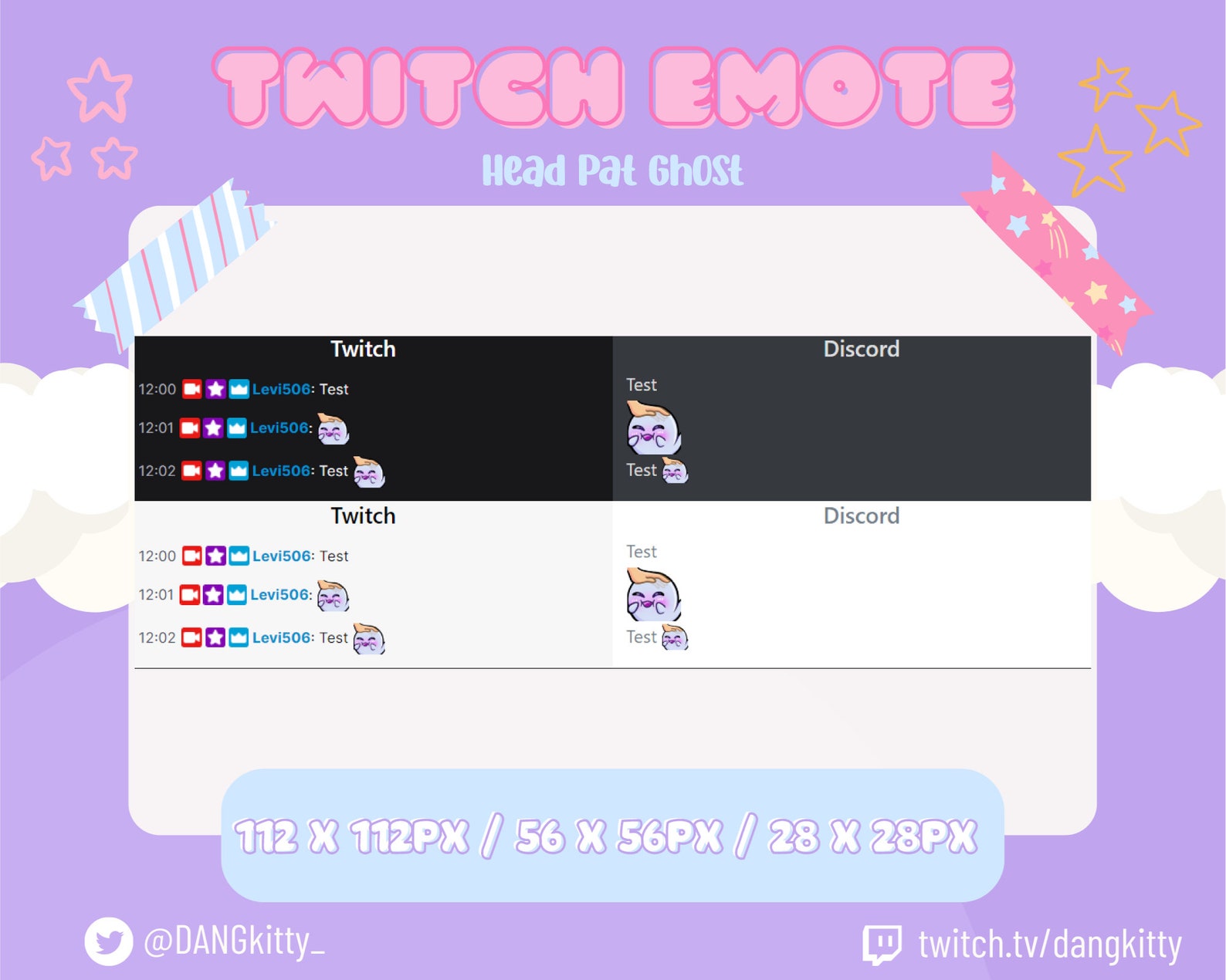Ghost Twitch Emote Cute Halloween Twitch Emote for Streamer - Etsy