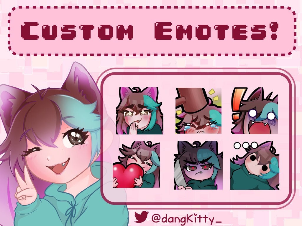 CUSTOM Emotes / Emoji / Stickers for Twitch / Youtube / - Etsy