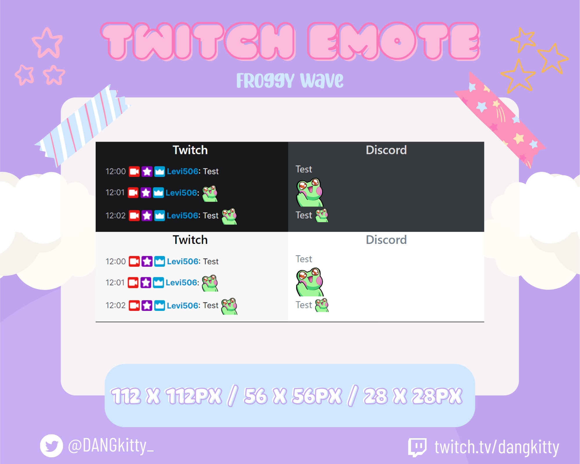 Frog Twitch Emote | Cute Frog Twitch Emote for Streamer Youtube and ...