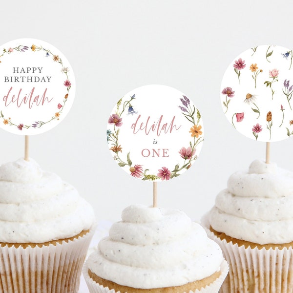 Floral Cupcake - Etsy