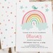 Editable Rainbow Fourth Birthday Invitation Template Printable Girls ...