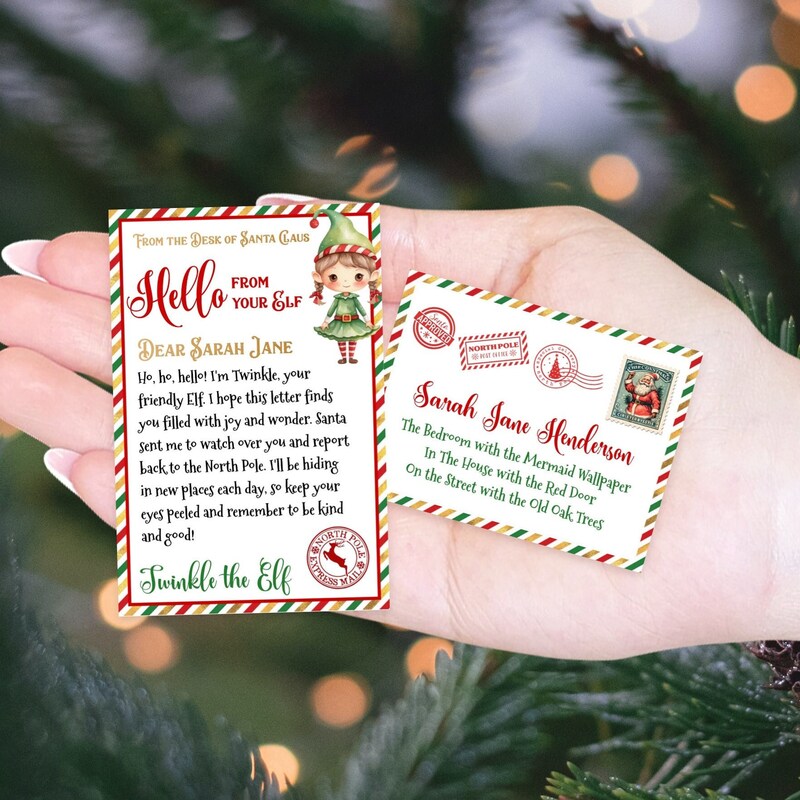 Elf Letters - Etsy