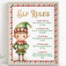 Editable Elf Rules Sign Printable Elf Arrival Do Not Touch Rules Signs ...