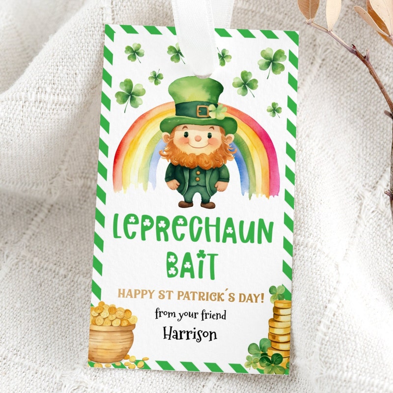 Leprechaun Bait Tag - Etsy