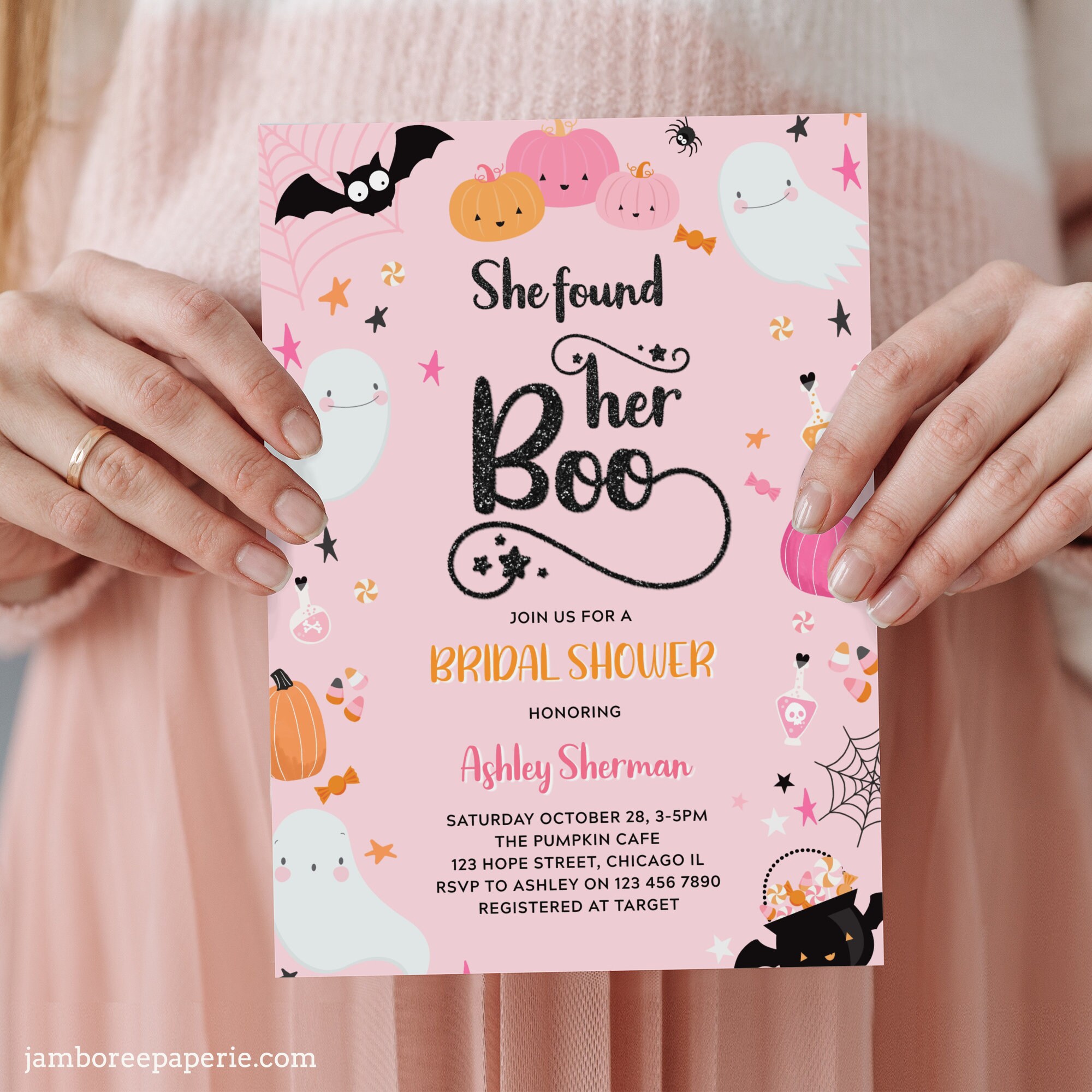 She Found Her Boo Cute Pink Spooky Ghost Pumpkin Halloween - Etsy