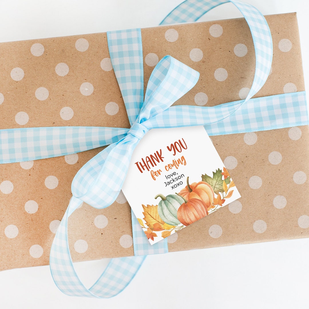 Editable Round and Square Pumpkin Truck Favor Tags Template Printable ...