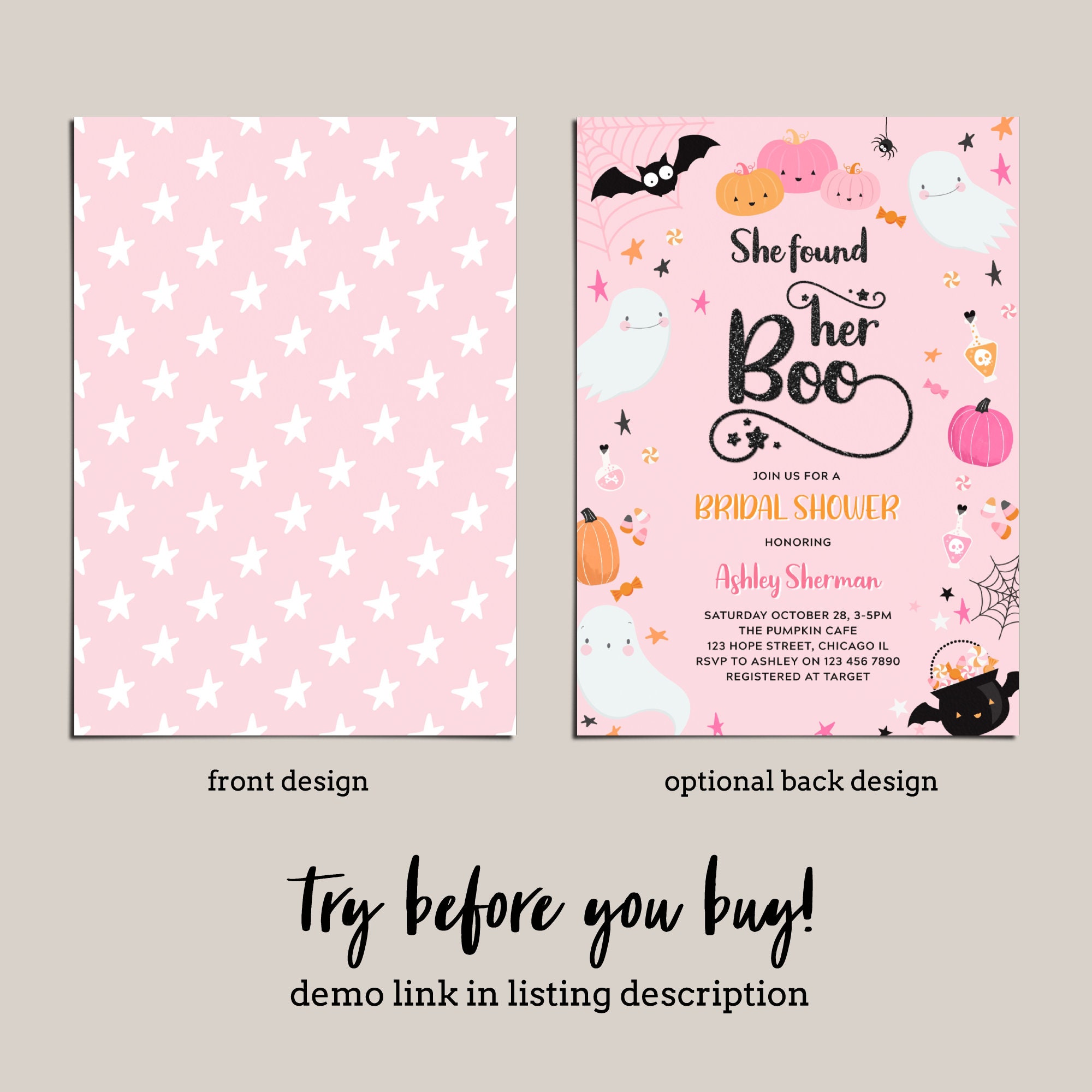 She Found Her Boo Cute Pink Spooky Ghost Pumpkin Halloween - Etsy