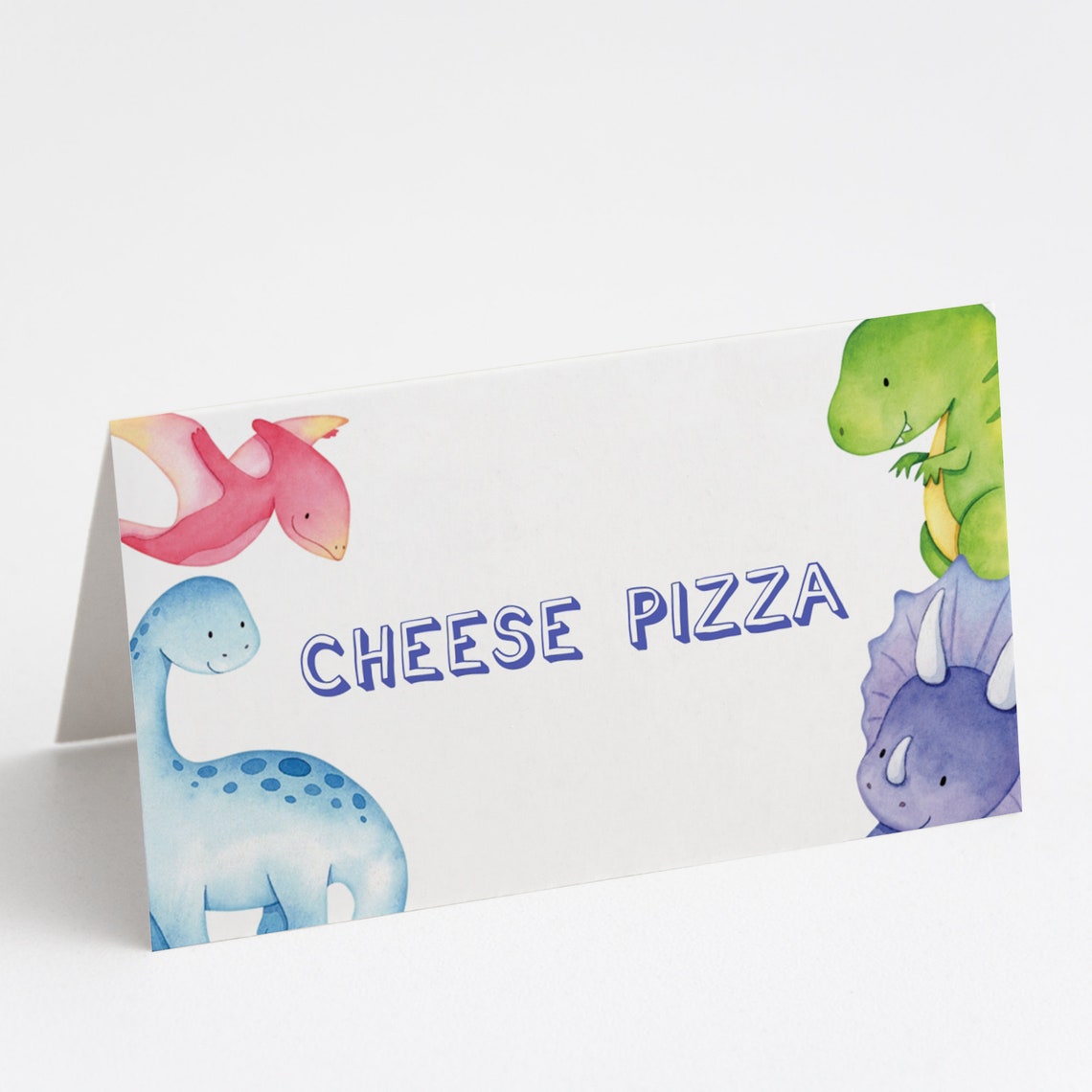 Editable Dinosaur Birthday Party Food Tent Labels Template Printable ...