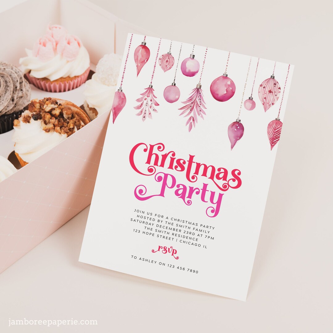 Christmas Party Invitation Holiday Party Invitation Holiday Work Party ...
