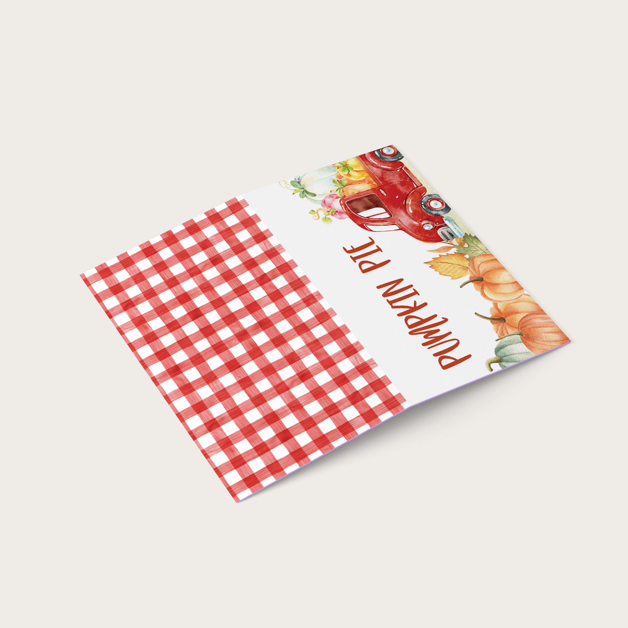 Editable Fall Birthday Party Food Tent Labels Template Printable Red ...