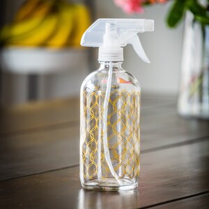 Decorative Glass Spray Bottle; Multipurpose Sprayer; Designed Glass ...