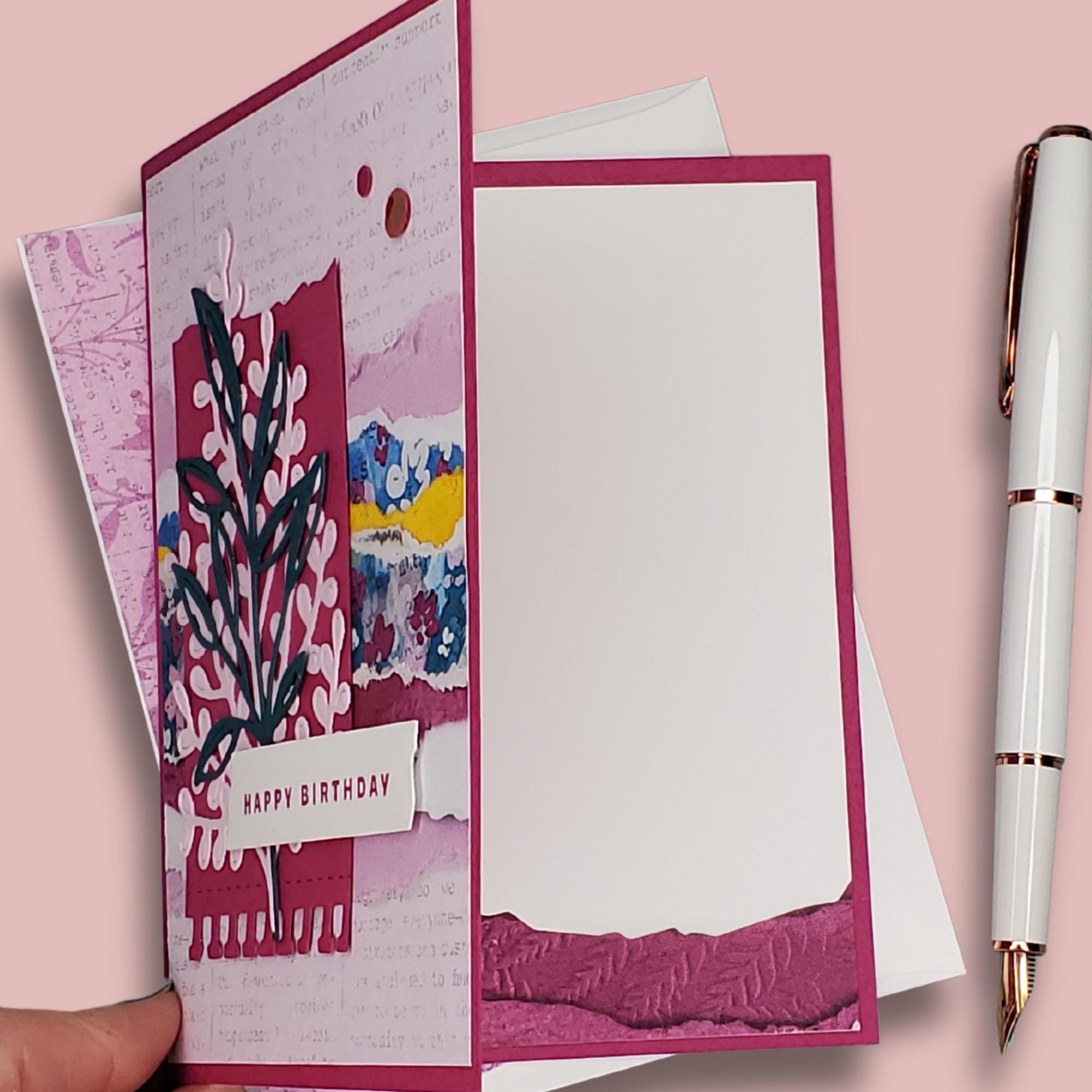 Scrapbook Gift Card for Her Birthday Collage for Crafter Collage for ...
