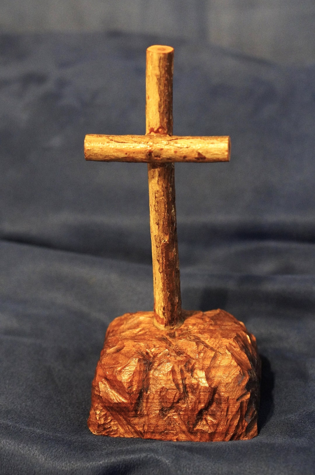 Rustic Handcrafted Tabletop Cross of Christ for Home or Office Decor - Etsy