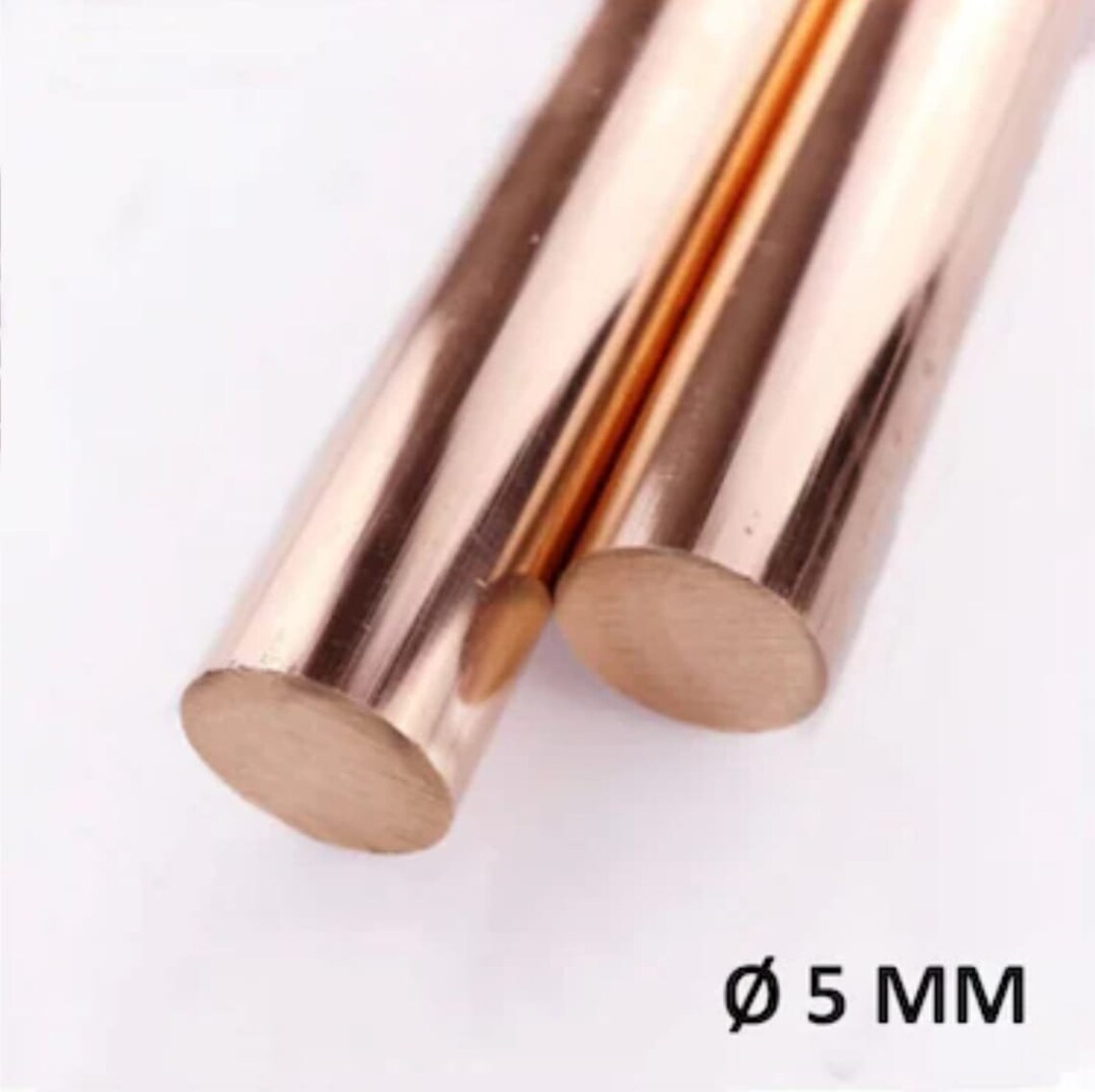Copper Rod, 5 Mm Diameter 45 Cm. 2 Pieces - Etsy