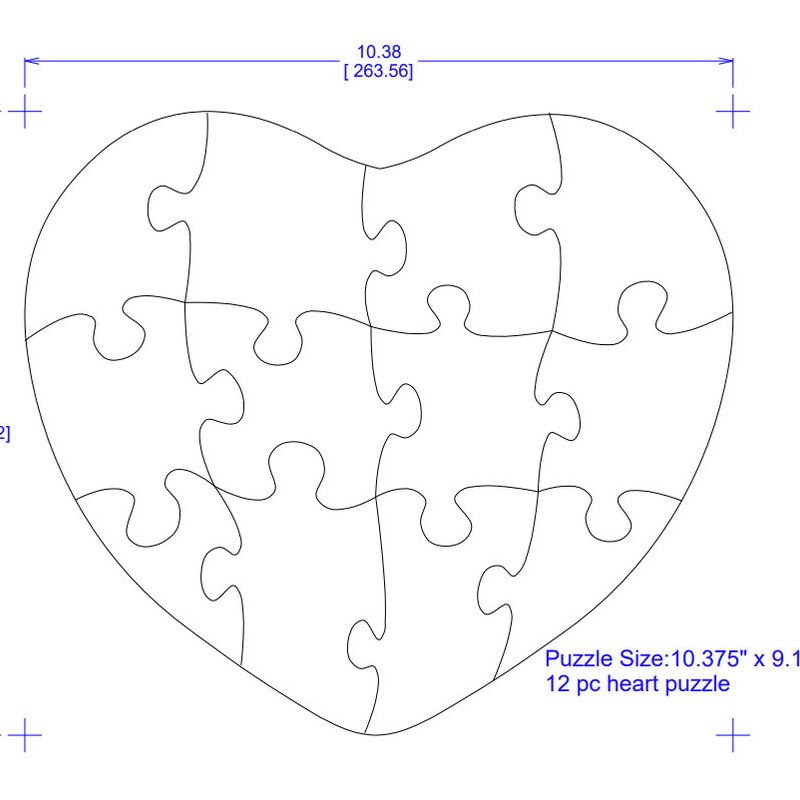 Heart Puzzle - Etsy
